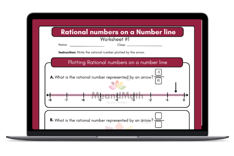 Class 7 Rational Numbers Worksheets – resources.meandmath.com